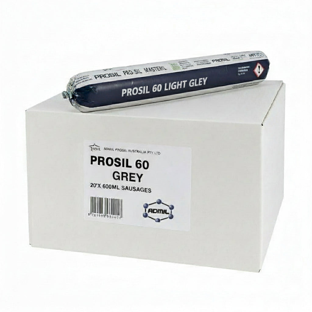 Admil Prosil 60 Silicone Sealant – Translucent (20 x 600ml Sausages ...