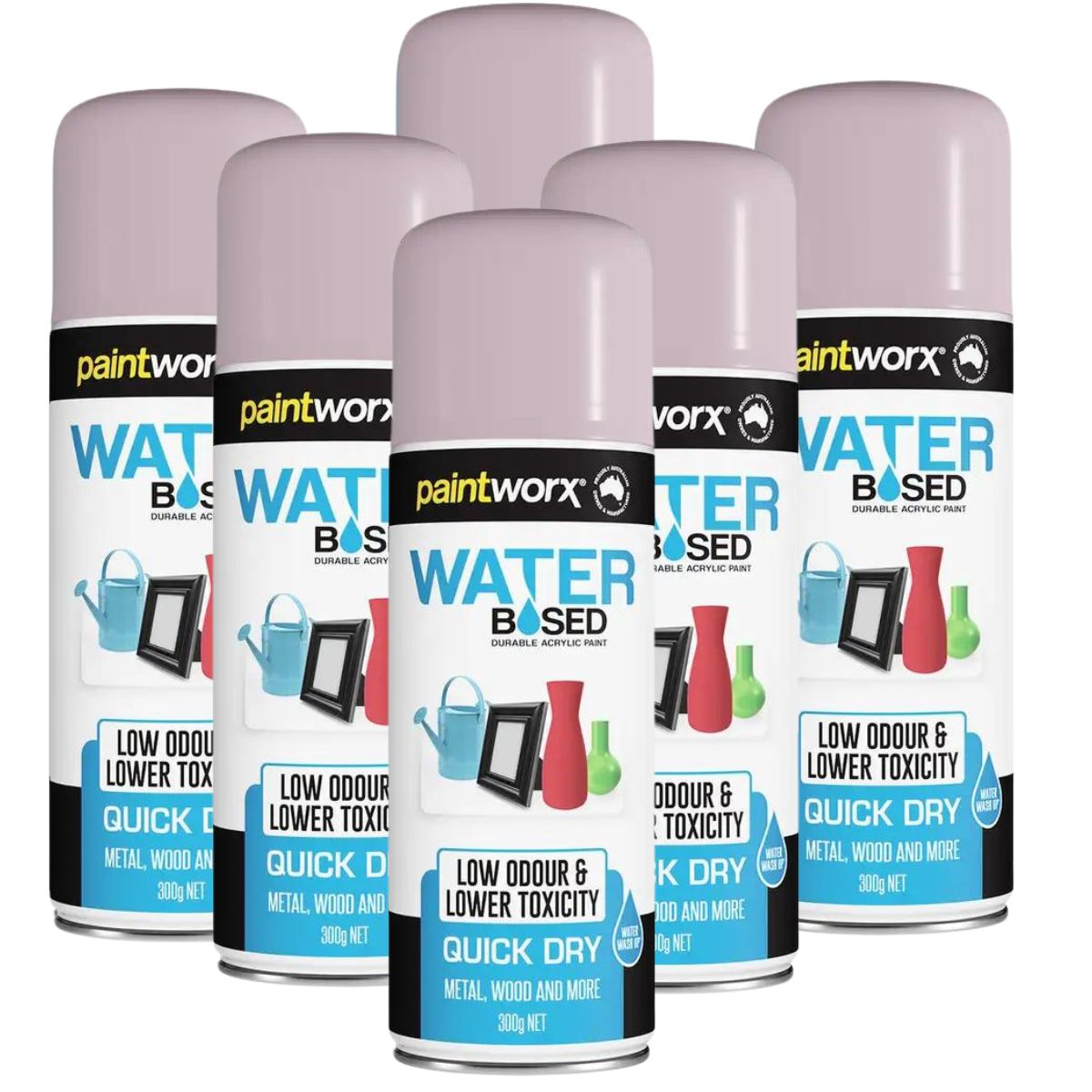 Dy-Mark 300g Water Based Acrylic Spray Paint | 6 Cans | South East ...