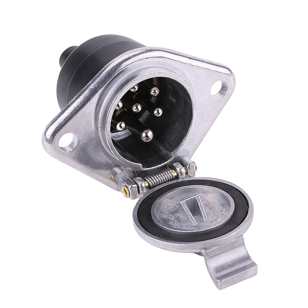 Heavy Duty Trailer & Plug Socket | Metal 7 Pins 24V N Type 7 Pin Socket ...