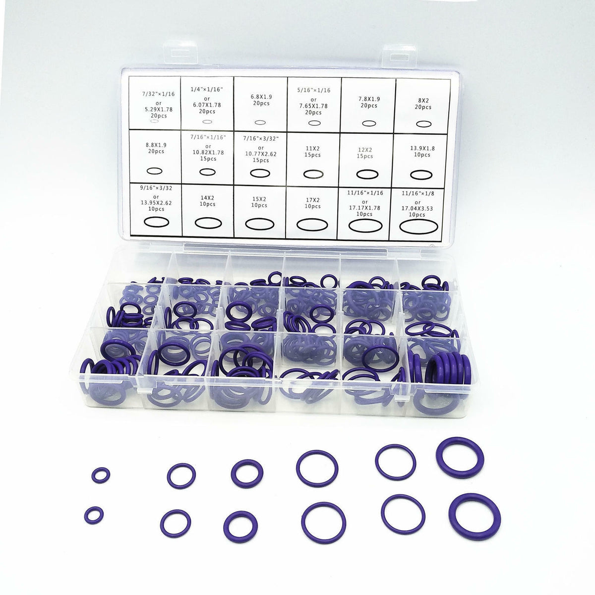 270 Purple O Ring Assortment Kit | South East Clearance Centre