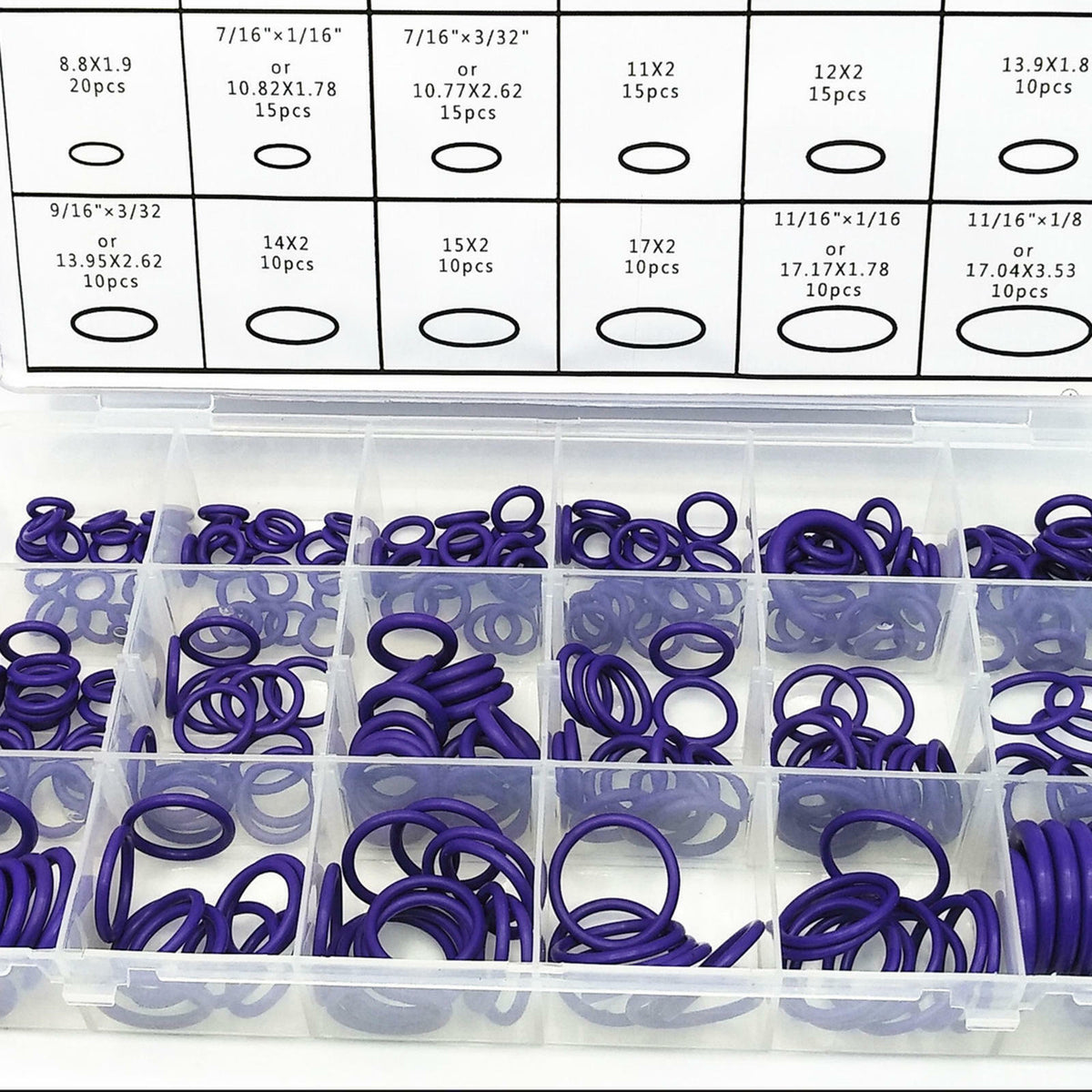 270 Purple O Ring Assortment Kit | South East Clearance Centre