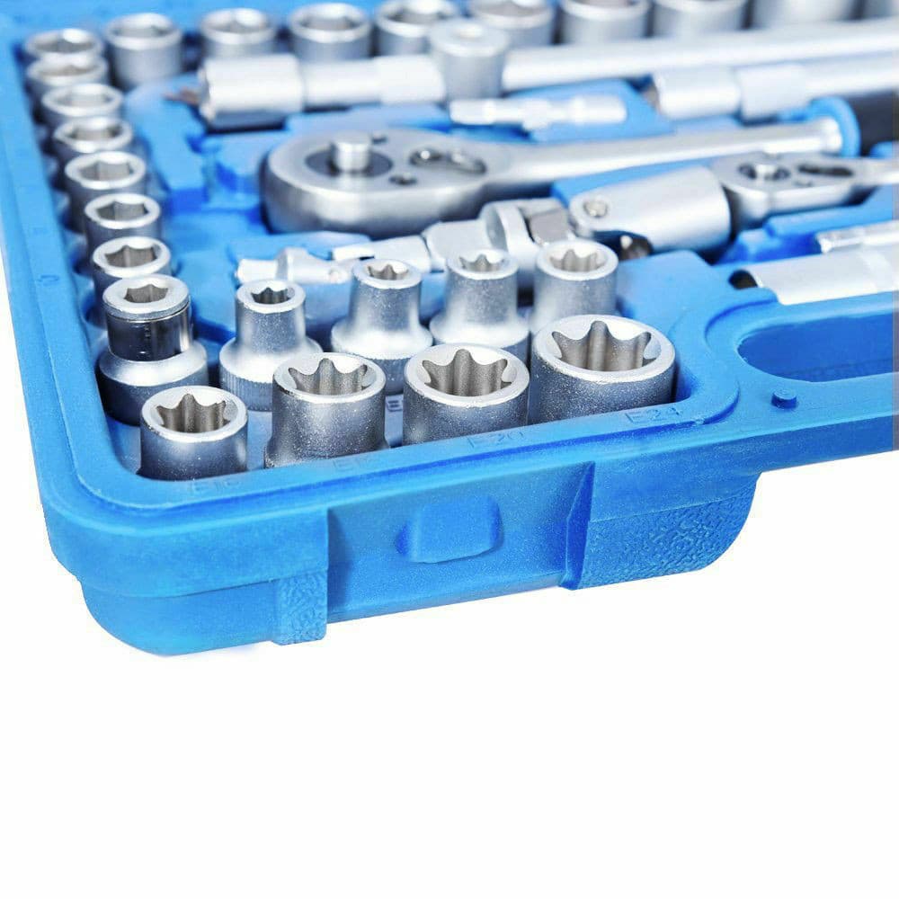 108 PCS Socket Ratchet Wrench Set 1/2' 1/4' Drive Screwdriver Screw Driver Bit 6PT | South East ...