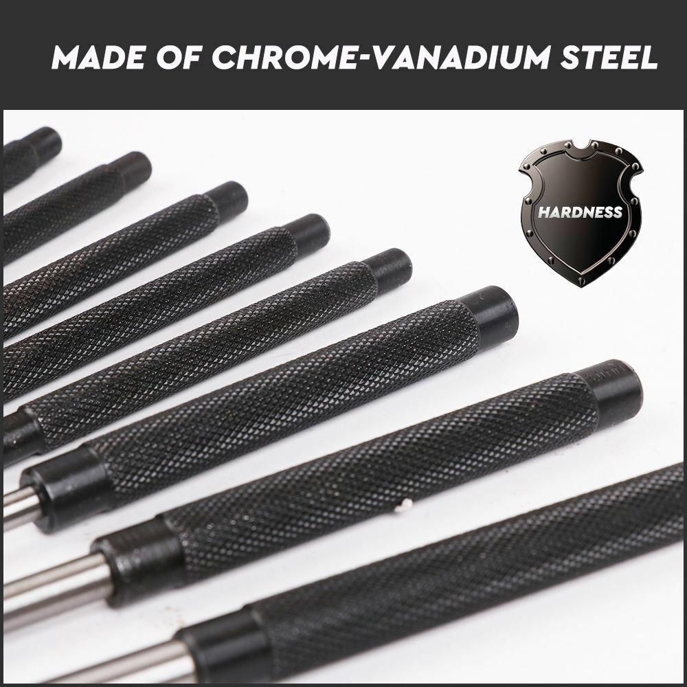 8 Piece Heavy Duty Pin Punch Set | South East Clearance Centre